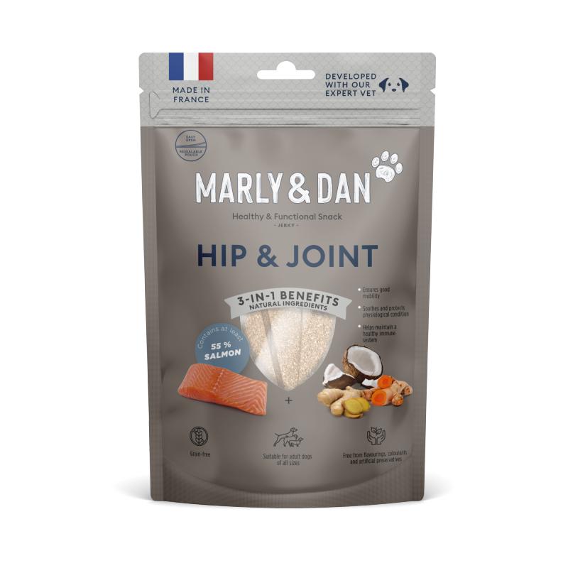Marly & Dan Hip Joint αποξηραμένη λιχουδιά σκύλου με σολομό 80γρ